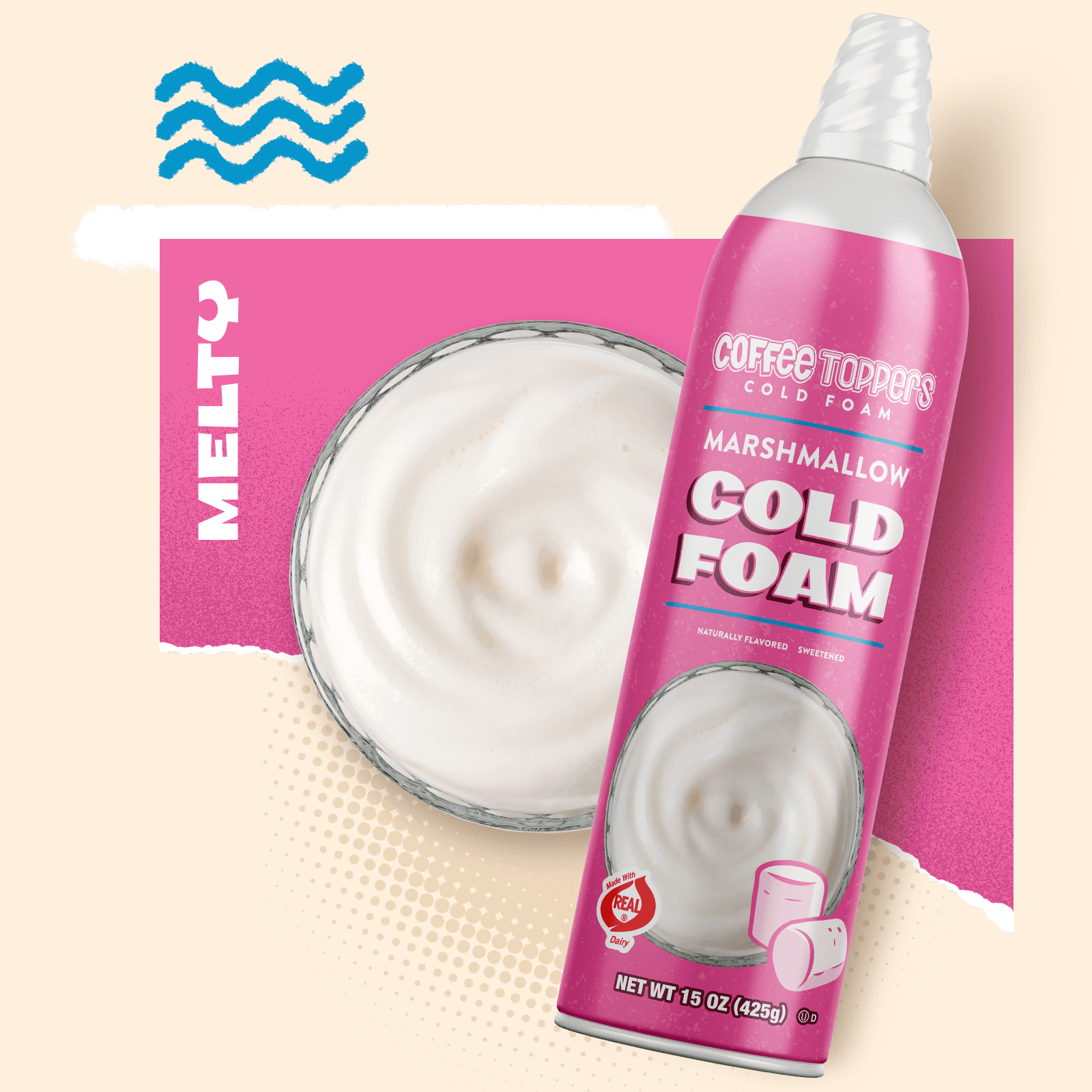 Coffee Toppers | Foam coffee cream toppers for lattes, mochas, sodas ...